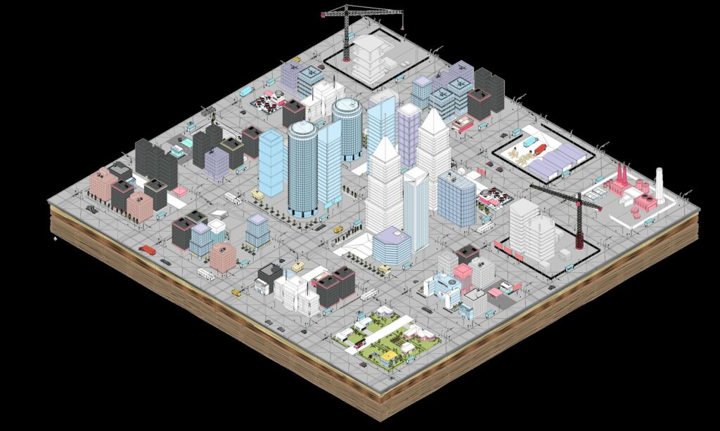 Low Poly Megapolis City Pack 1 – MasterBundles