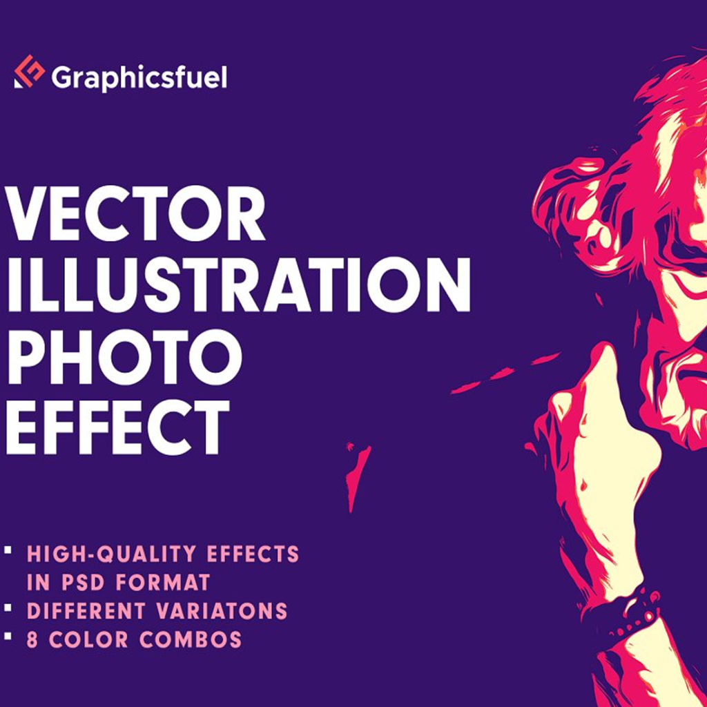 Vector Illustration Photo Effect – MasterBundles