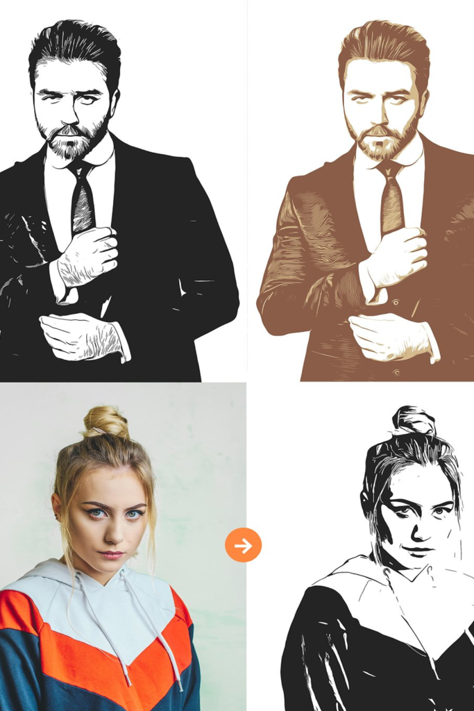 Vector Illustration Photo Effect – MasterBundles