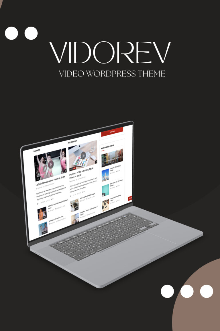 VidoRev - Video WordPress Theme – MasterBundles