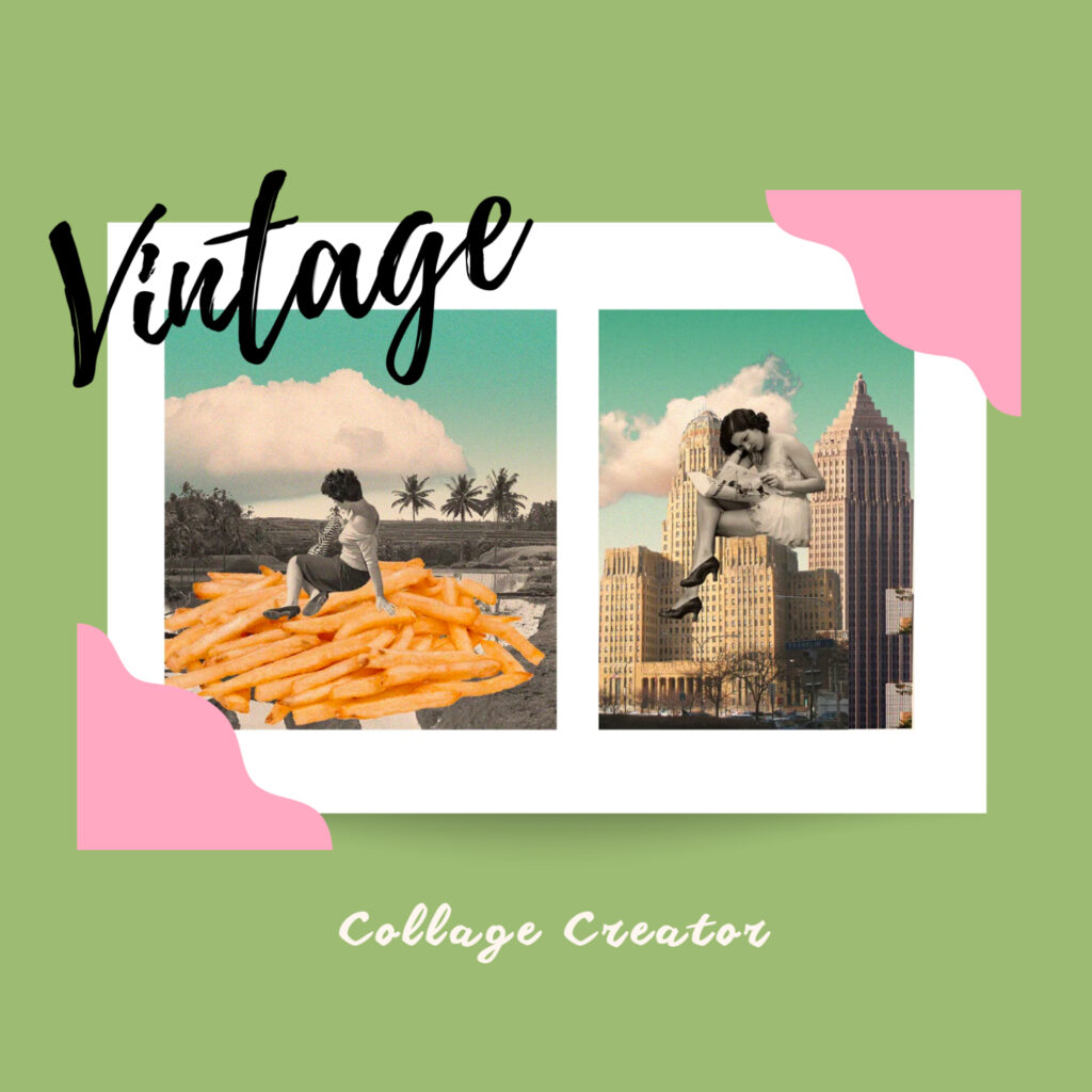 Vintage Collage Creator 710+ PNG – MasterBundles