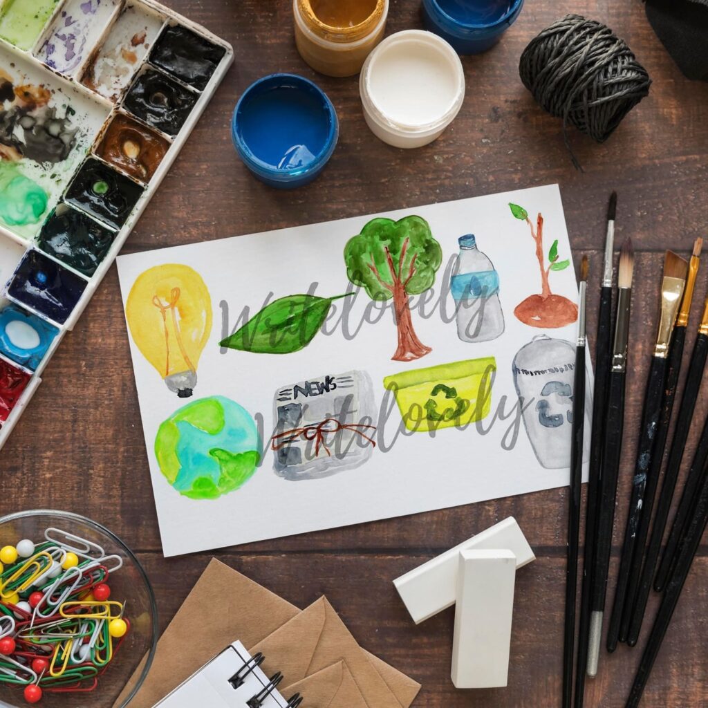 Watercolor Earth Day Clipart – MasterBundles