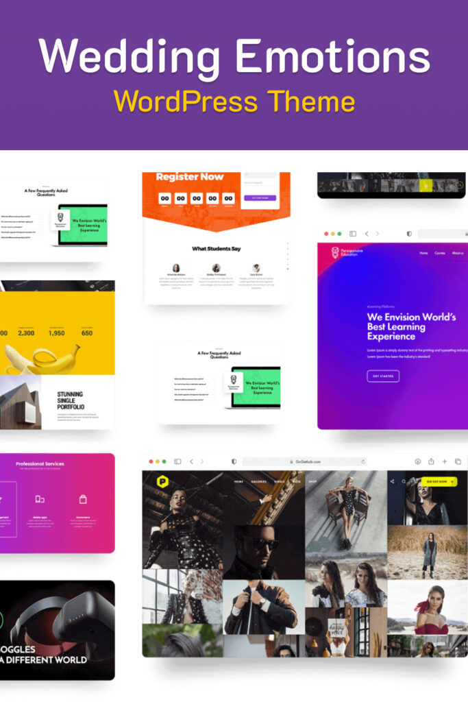 Wedding Emotions - WordPress Theme – MasterBundles