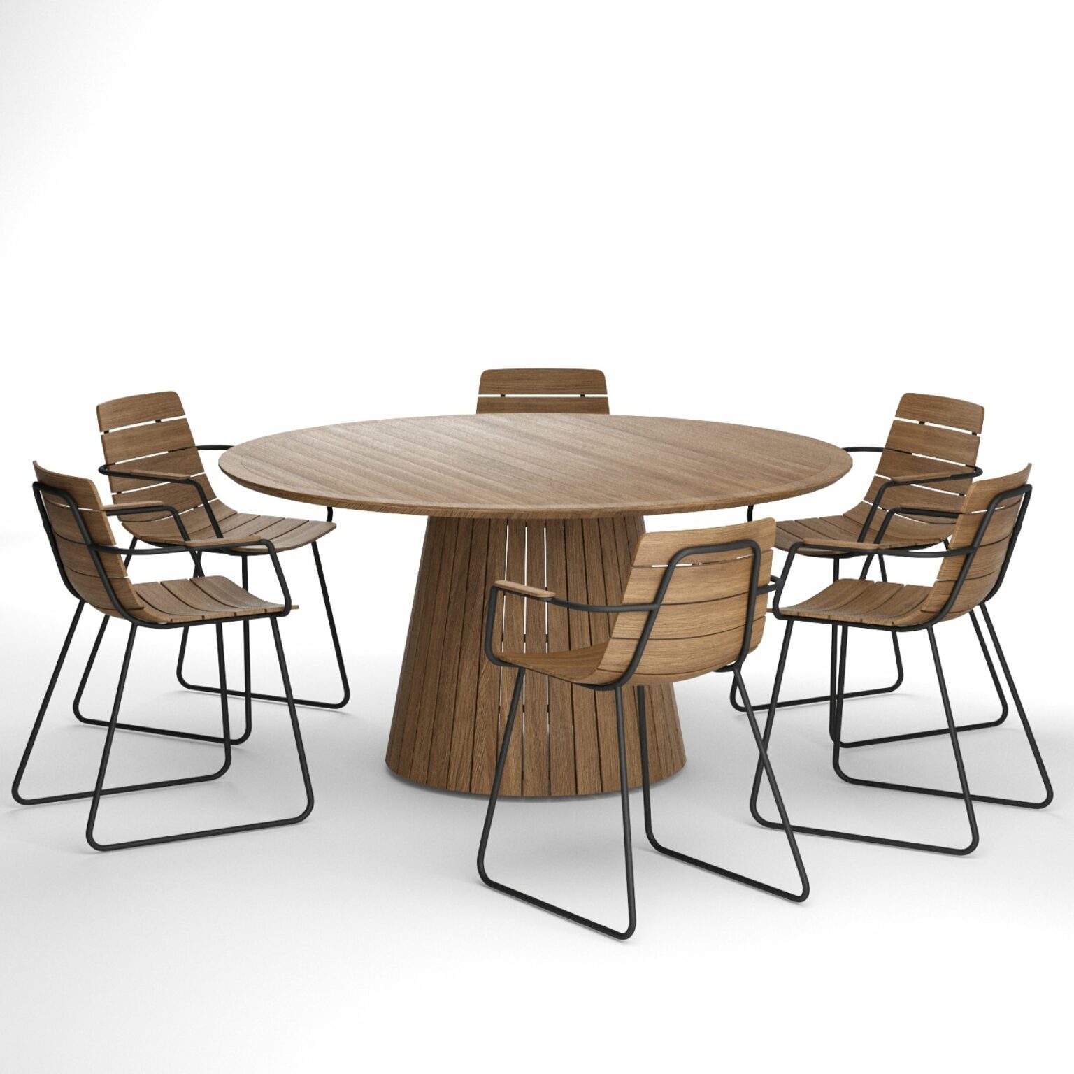 Outdoor Whirl Round Table With Glost – MasterBundles