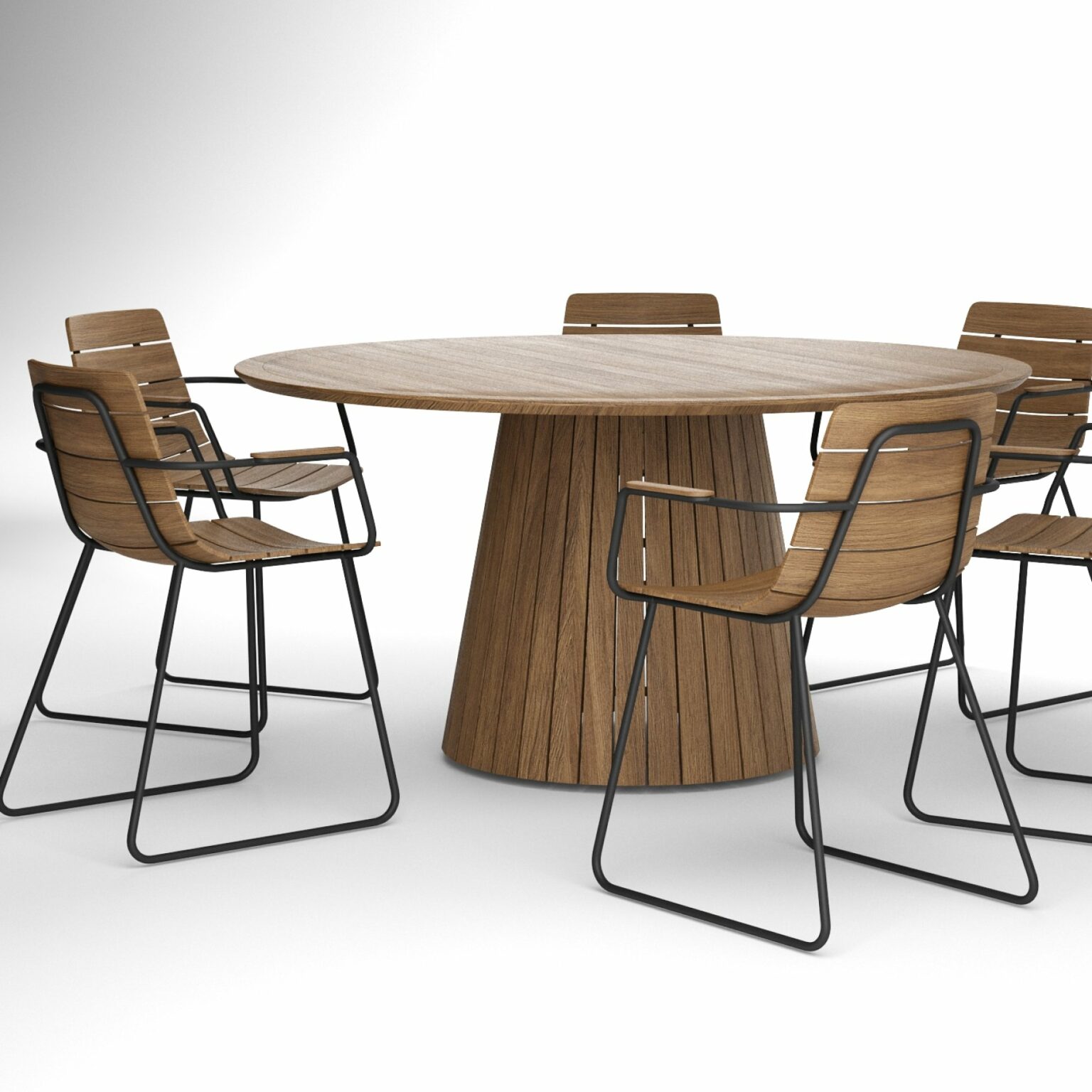 Outdoor Whirl Round Table With Glost – MasterBundles