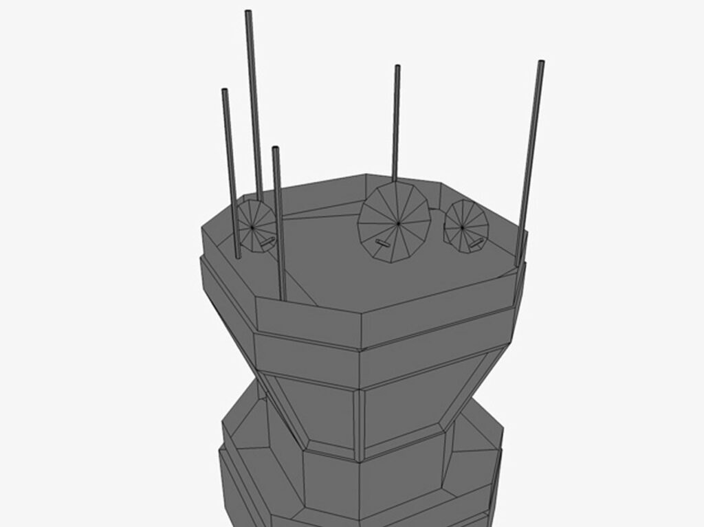Low Poly Airbase Control Tower – MasterBundles
