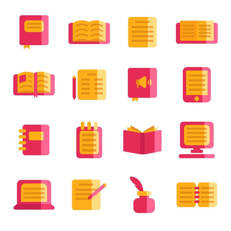 20 Literature Icons Set – MasterBundles