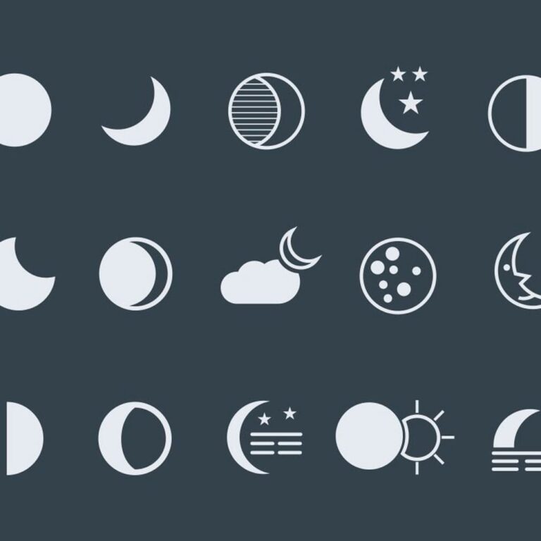 15 Moon Icons – MasterBundles