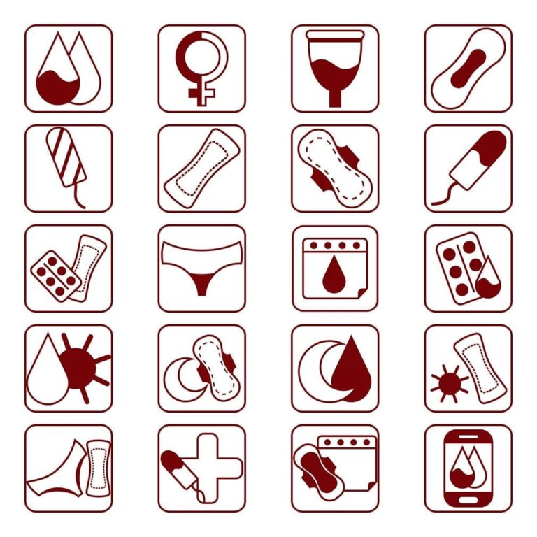 20 Menstruation Icons Set – MasterBundles