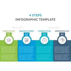 4 Steps Infographics – MasterBundles
