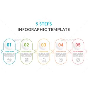 5 Steps - Infographic Template – MasterBundles