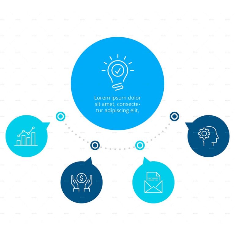 Flowchart Infographics Set 03 – MasterBundles