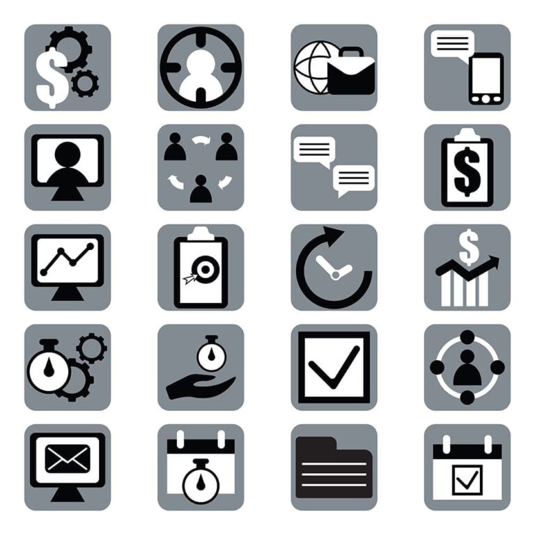 Management Icons Set – MasterBundles