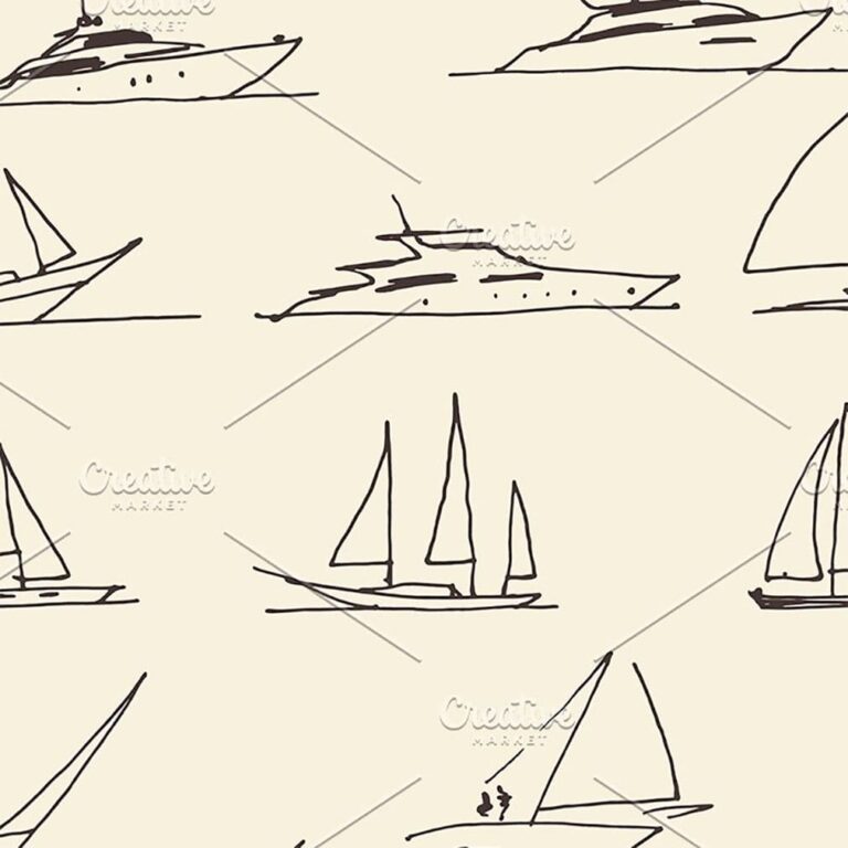 Set of Hand Drawn Boats – MasterBundles