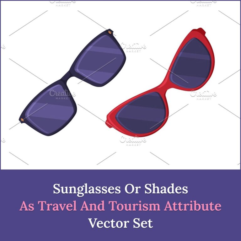 Fashion Set Sunglasses Vector Illustrations – MasterBundles
