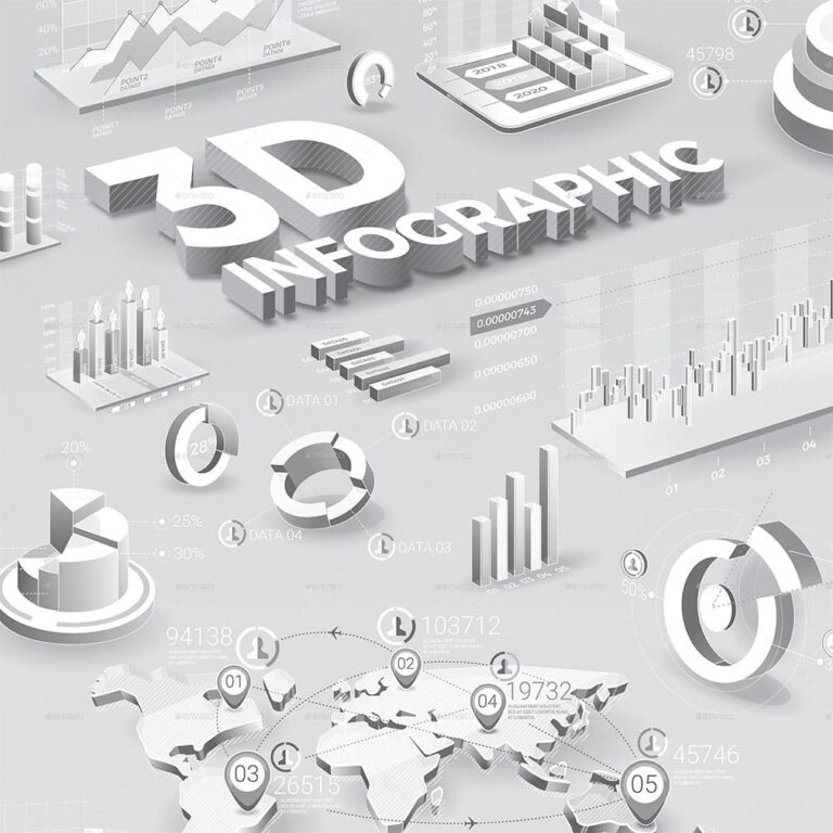 White Infographic Elements – MasterBundles