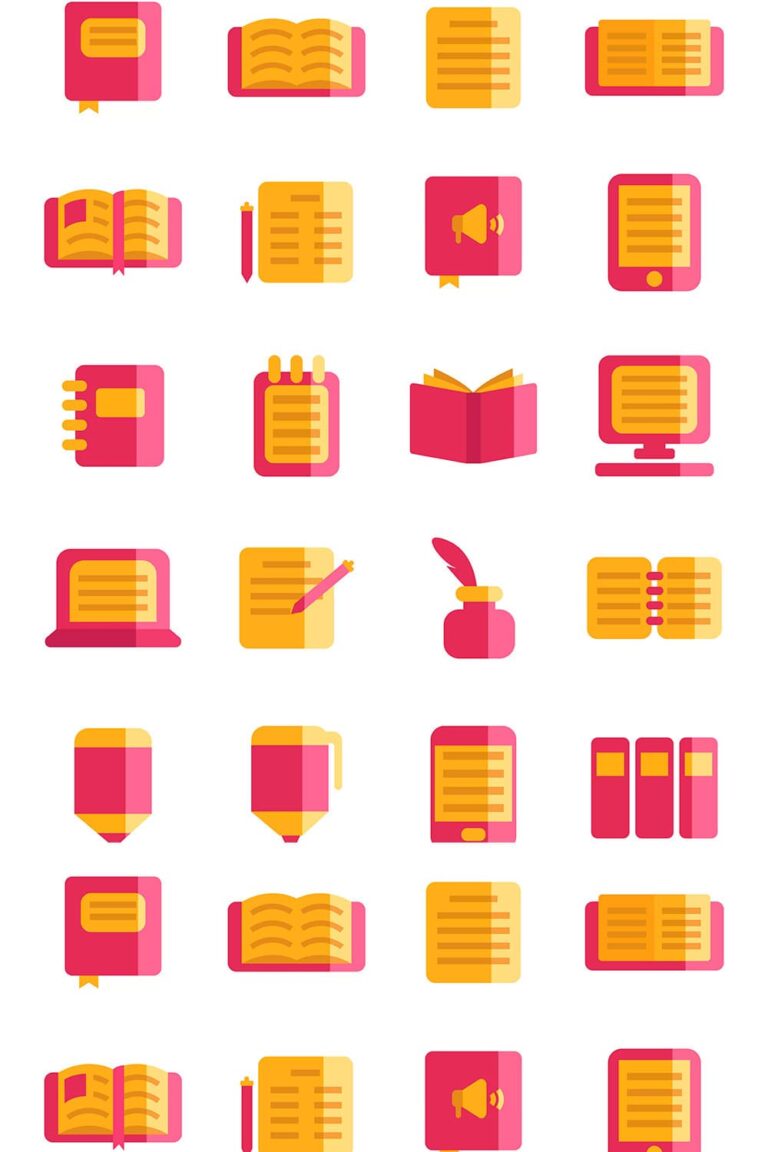 20 Literature Icons Set – MasterBundles
