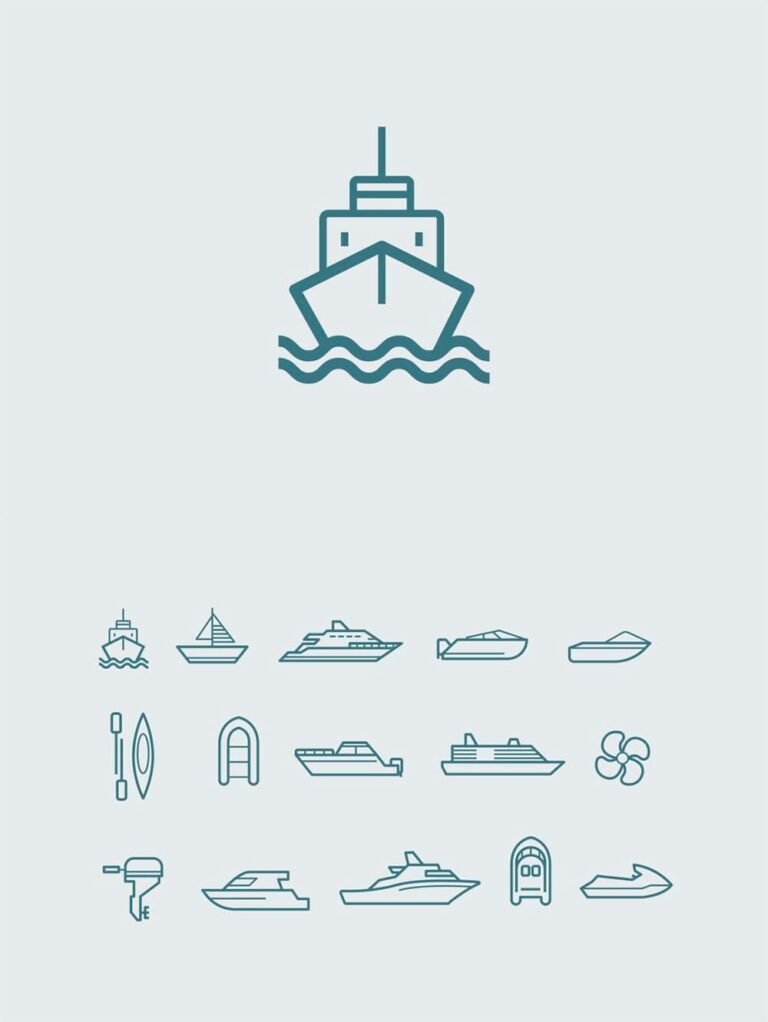 15 Boat Icons – MasterBundles