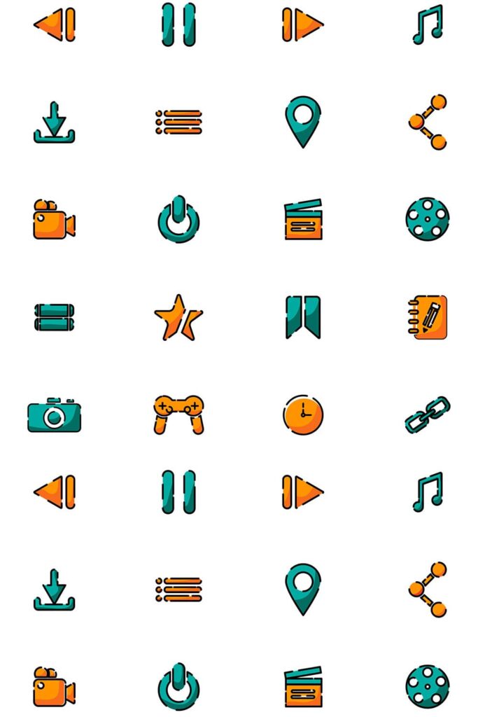20 Mobile Set Icons – MasterBundles