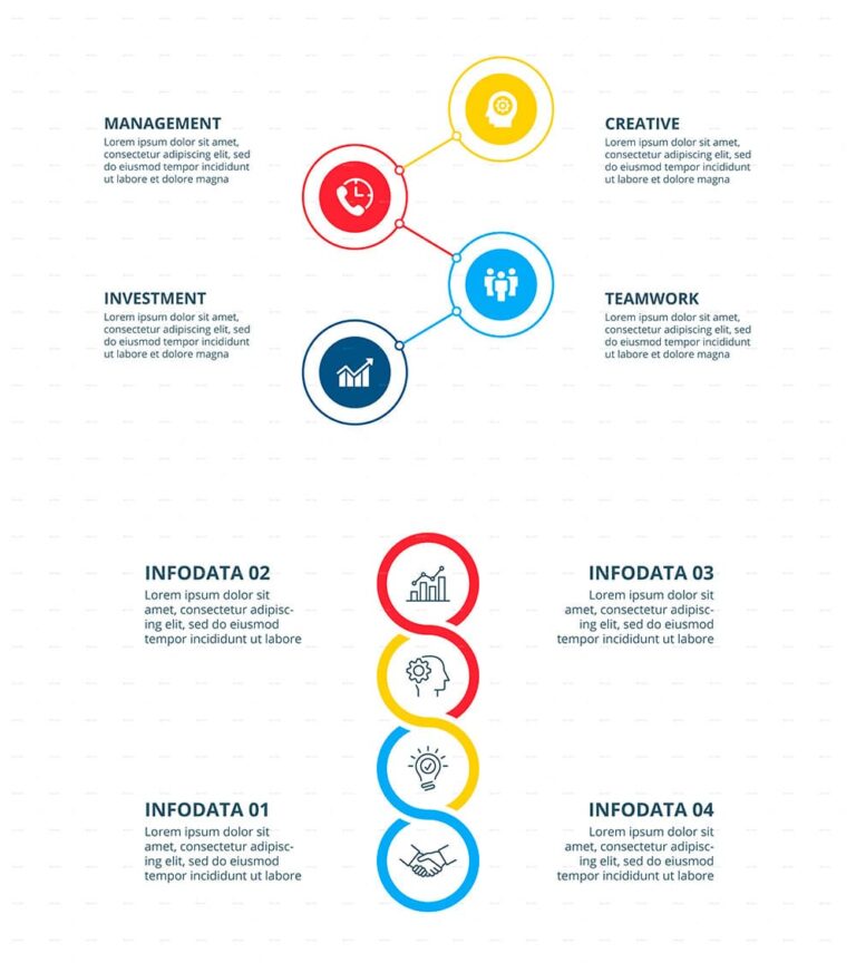 Abstract Infographics Set 05 – MasterBundles