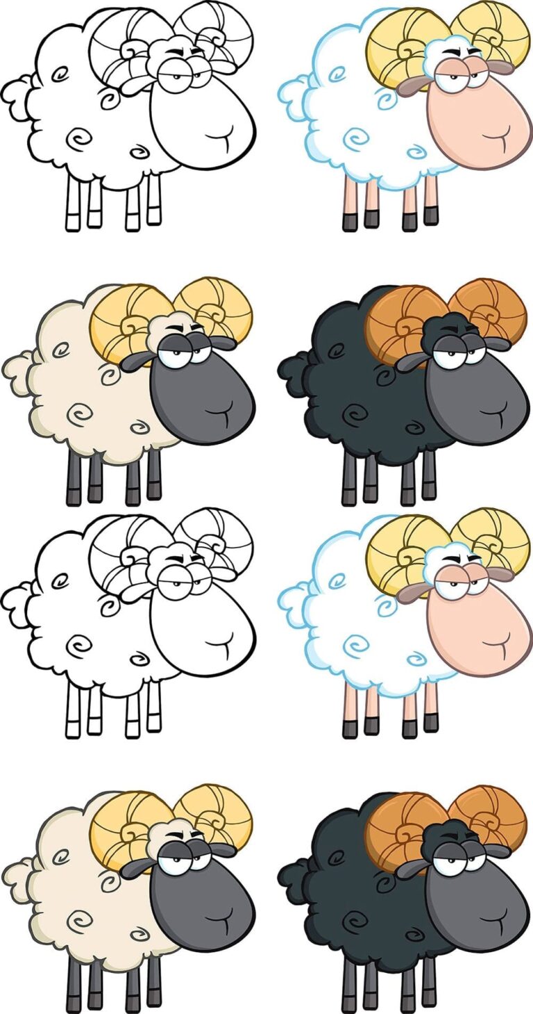 Angry Goat Sheep Collection – MasterBundles