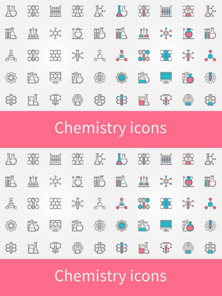 Chemistry Icons – MasterBundles