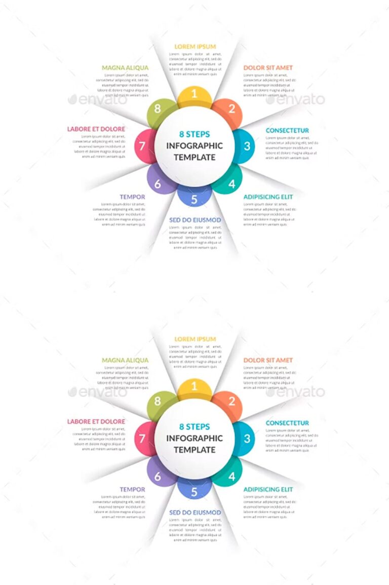 Circle Infographics - Eight Elements – MasterBundles