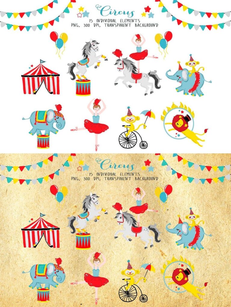 Circus Carnival Clip Art – MasterBundles