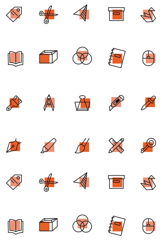 20 Design Icons Set – MasterBundles