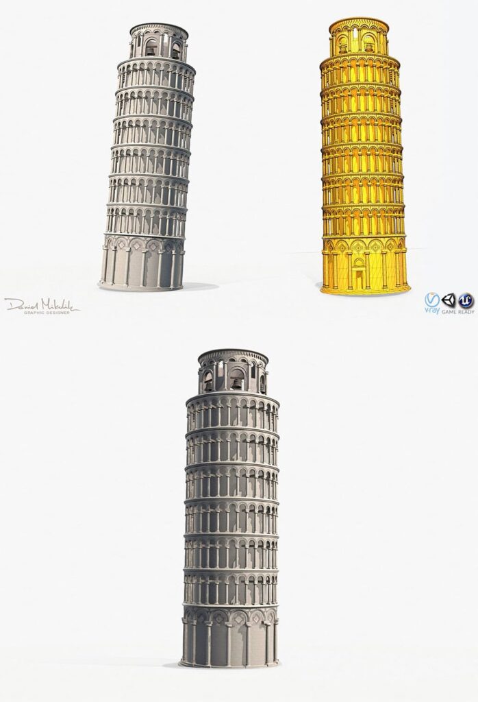 Pisa Tower PBR – MasterBundles