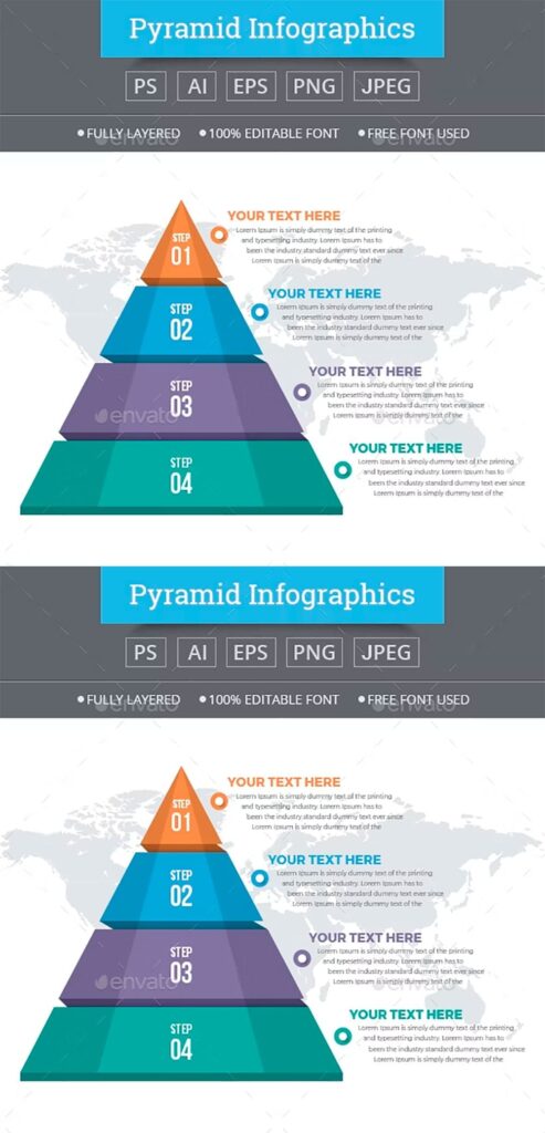 Pyramid Infographics – MasterBundles