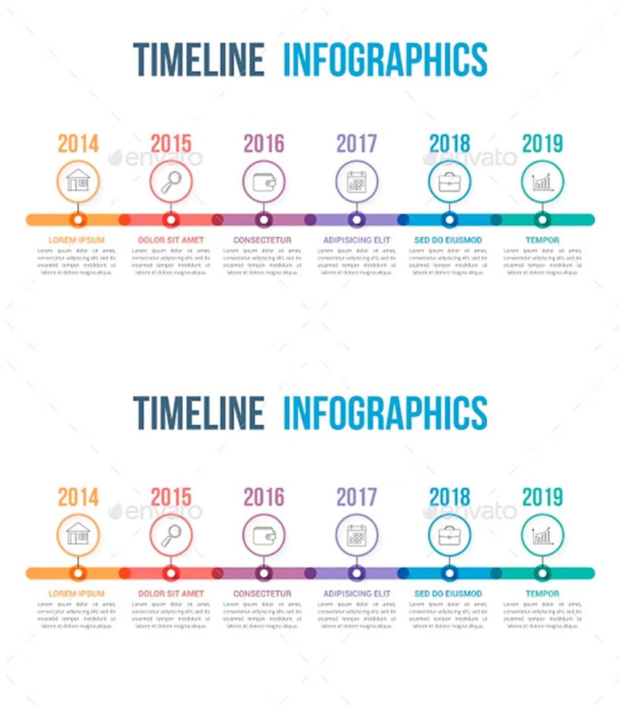Timeline Infographics – MasterBundles