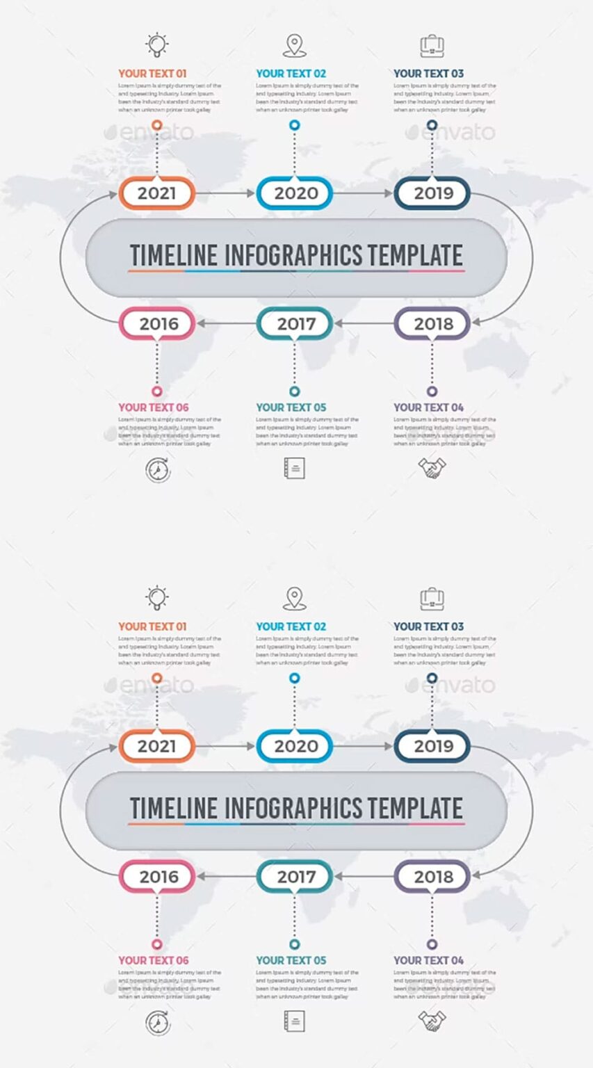 Timeline Infographics – MasterBundles