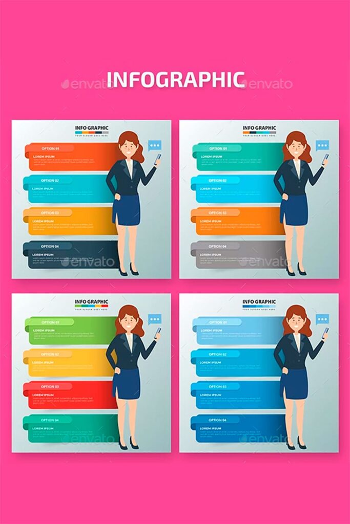 Woman Infographics – MasterBundles