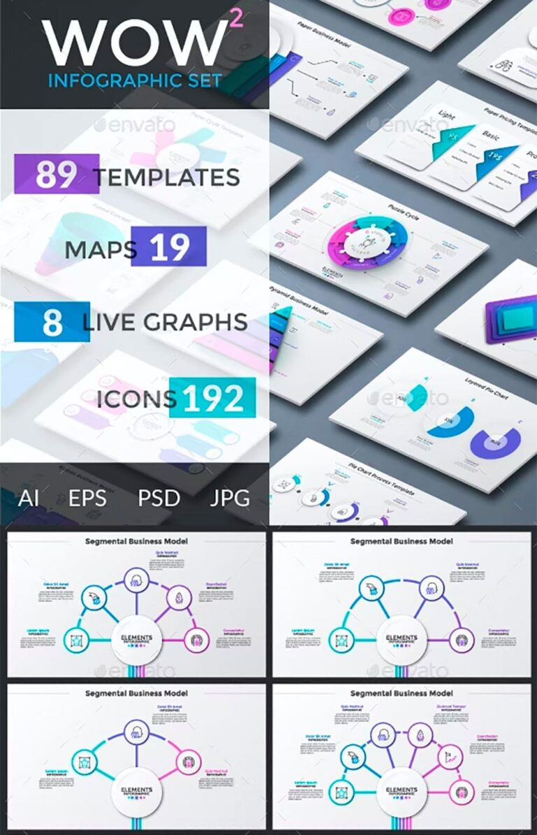 Wow-2 Infographic Collection – MasterBundles