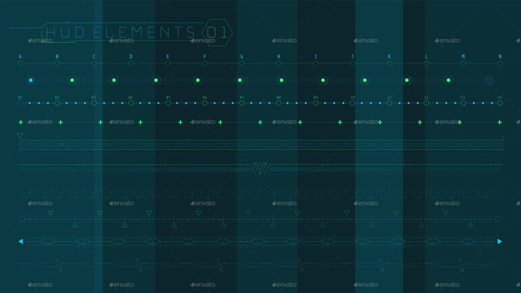 HUD Pro Infographic Elements – MasterBundles