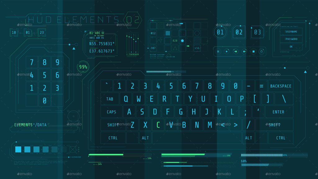 HUD Pro Infographic Elements – MasterBundles