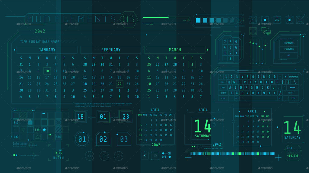 HUD Pro Infographic Elements – MasterBundles