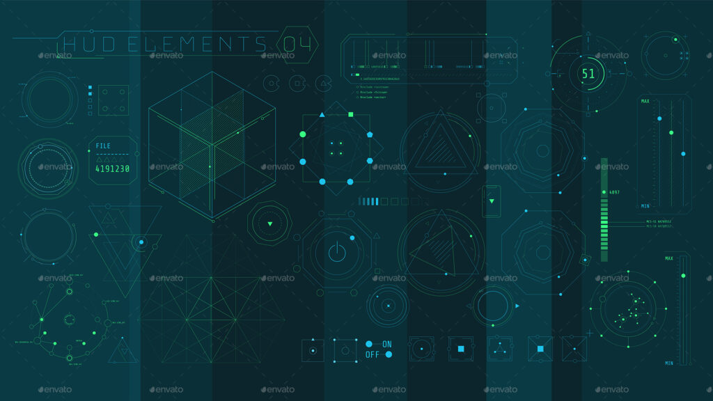HUD Pro Infographic Elements – MasterBundles