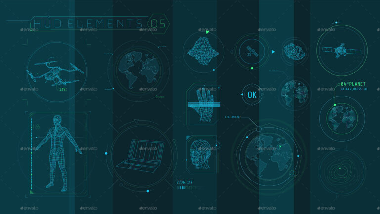 HUD Pro Infographic Elements – MasterBundles