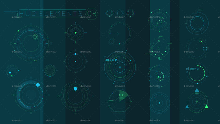 HUD Pro Infographic Elements – MasterBundles