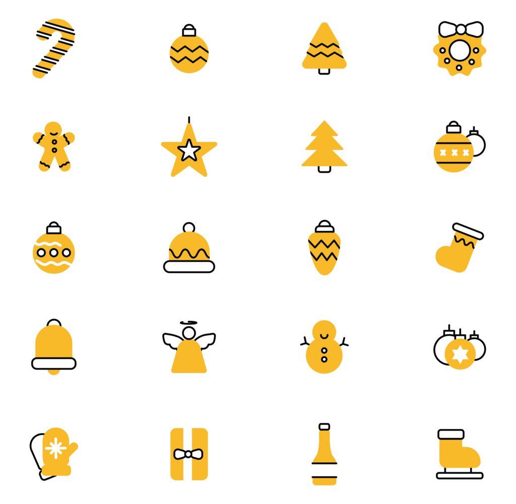 Line Art Christmas Set – MasterBundles