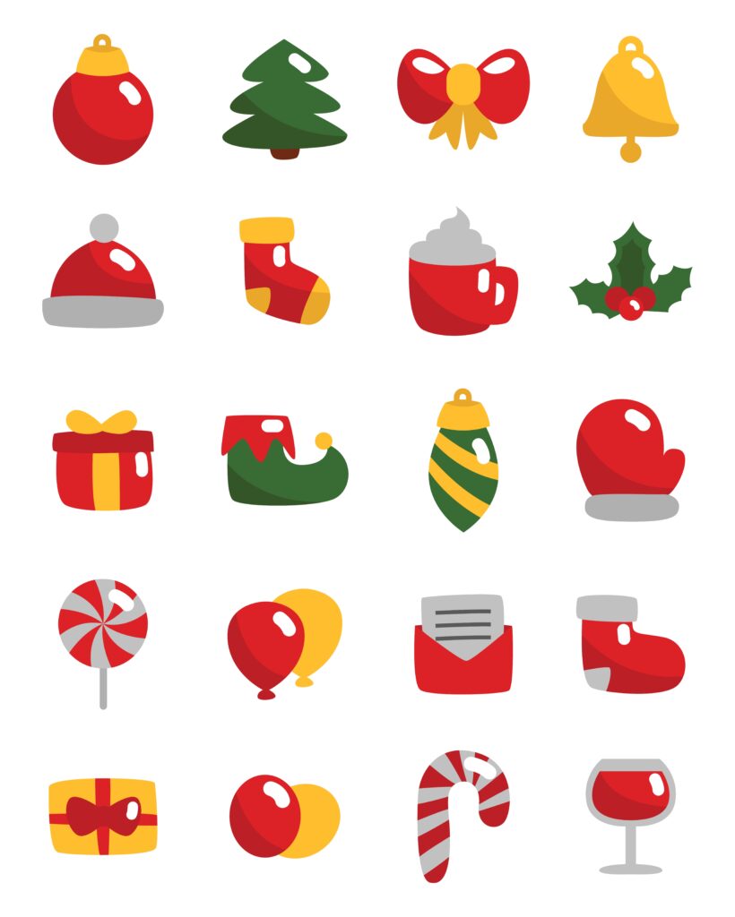 20 Christmas Icons Set – MasterBundles