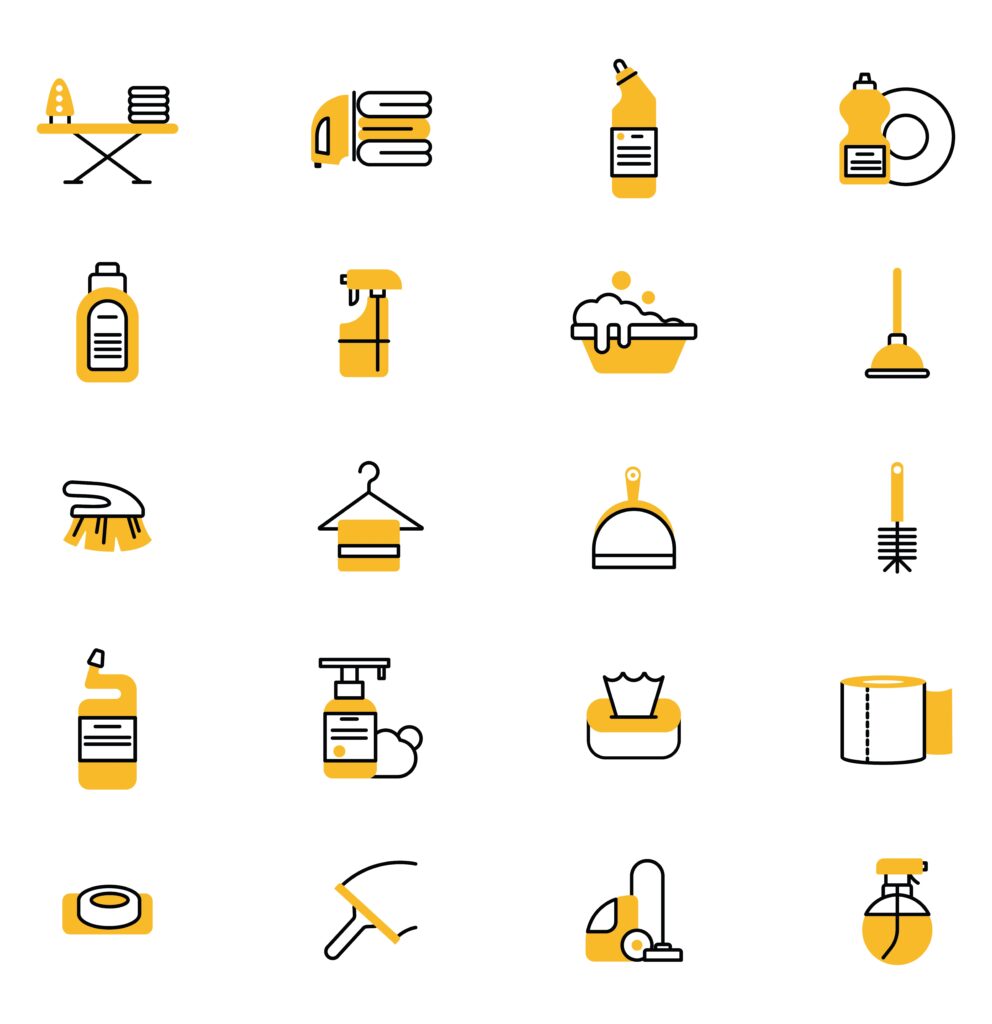 20 Minimal Style Cleaning Illustrations – MasterBundles