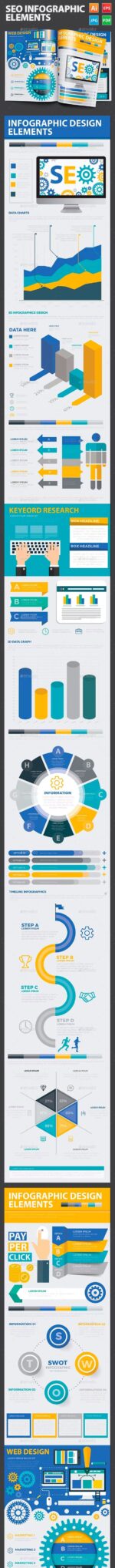 SEO Search Engine Infographics – MasterBundles