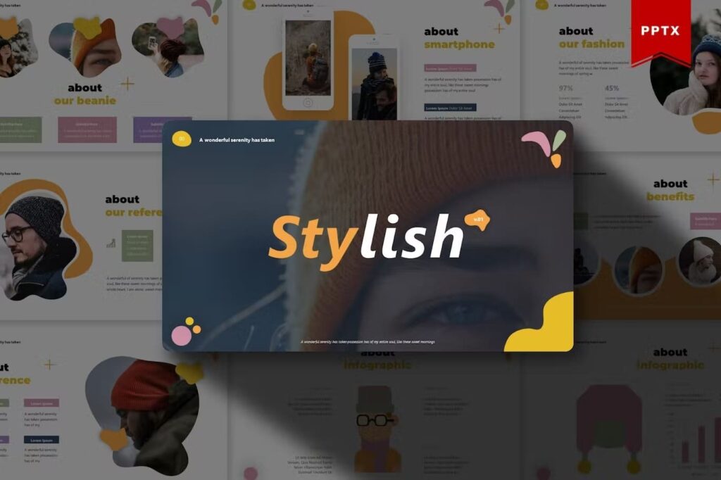 Stylish Powerpoint Template – MasterBundles
