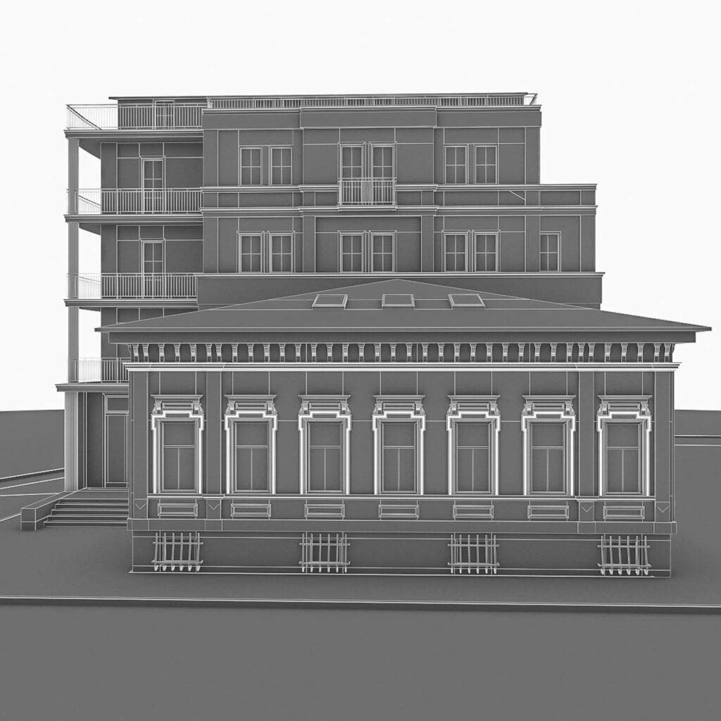 Russian Residential Building – MasterBundles