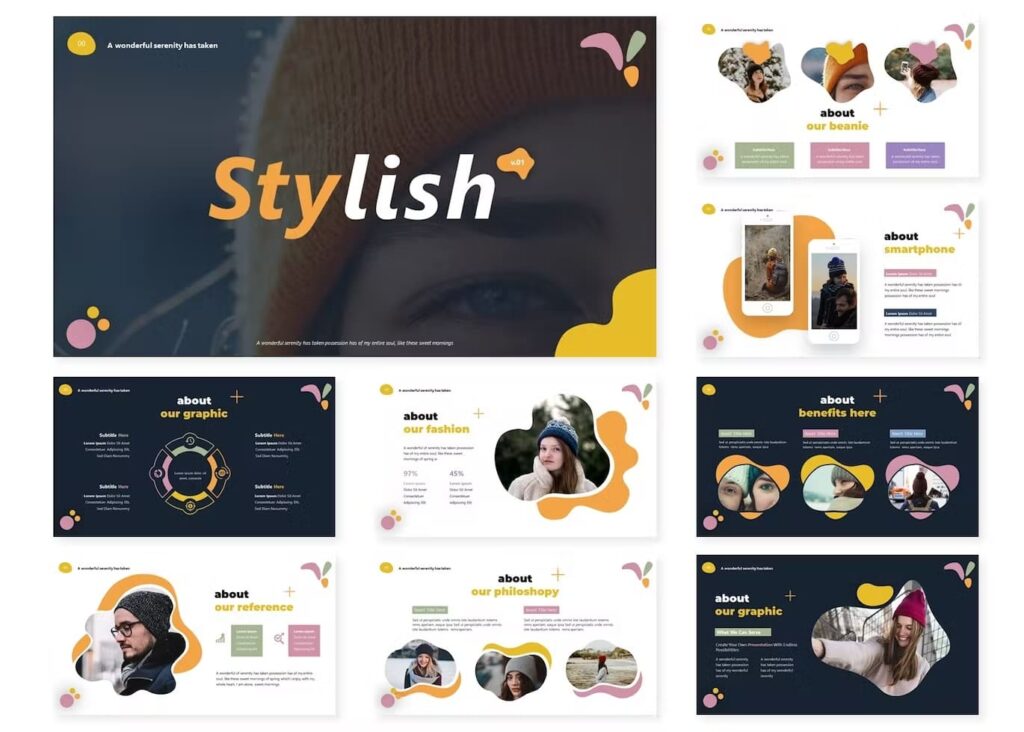 Stylish Powerpoint Template – MasterBundles