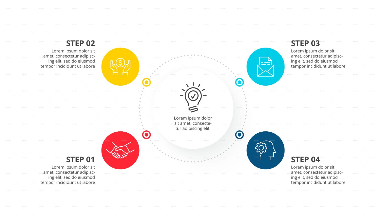 Flowchart Infographics Set 01 – MasterBundles