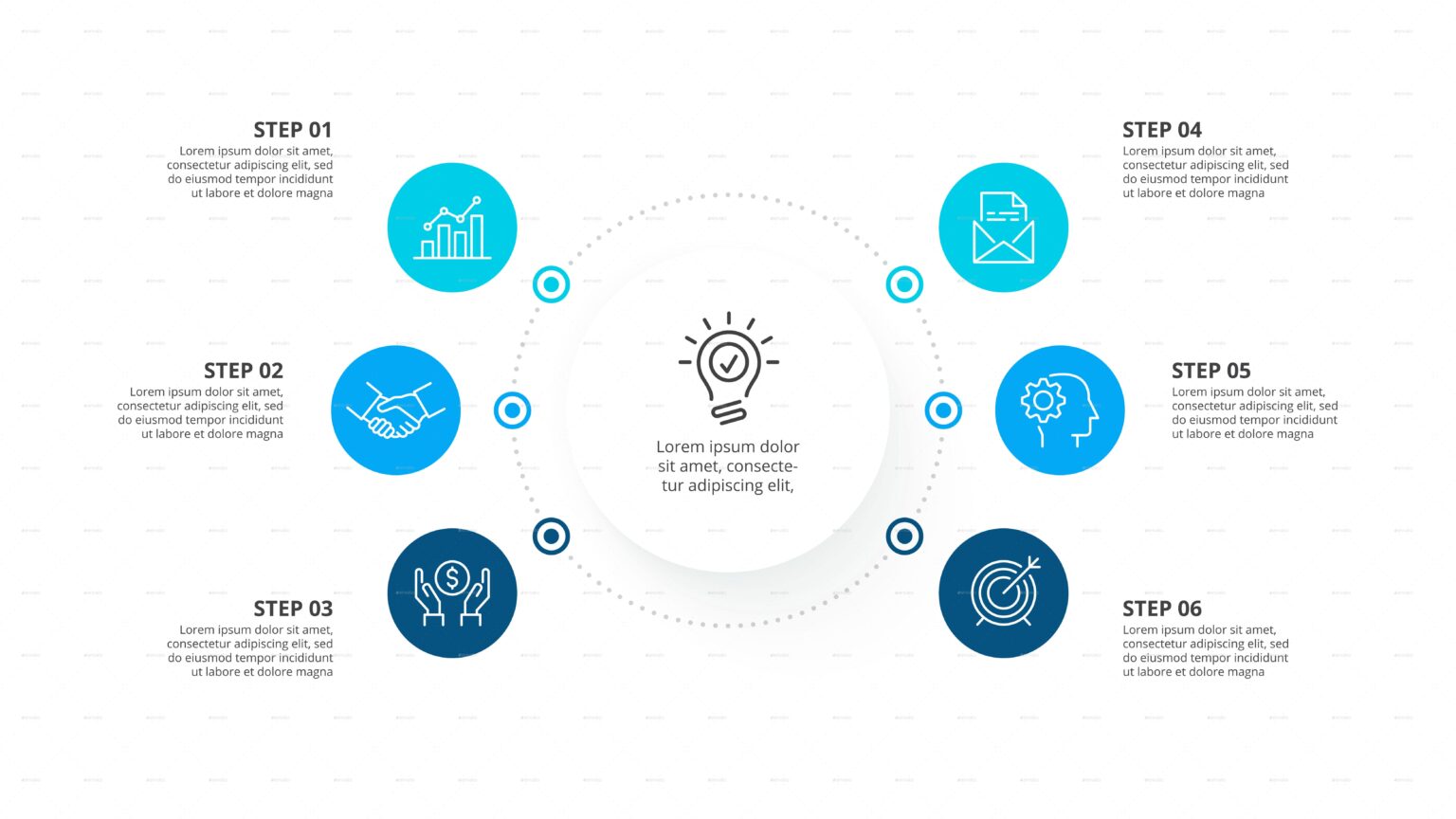 Flowchart Infographics Set 01 – MasterBundles